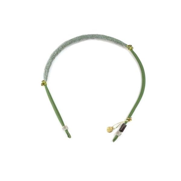 サイズ：表記なしカラー：グリーンコンディション：Bランク素材：-コメント：colettemalouf.  コレットマルーフ ビジュー カチューシャ