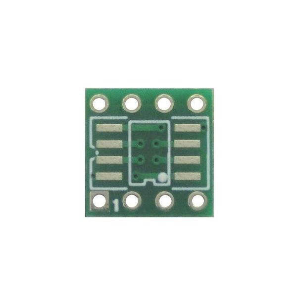 ■概要　表面実装SOP8ピン(1.27mmピッチ)をDIP8ピン(2.54ピッチ)に　変換する基板です。　当ショップのSOP8ピンのICに使われている変換基板です。　パターン線はノイズ低減の為に太く最短で配線しております。■主な仕様・寸法　...