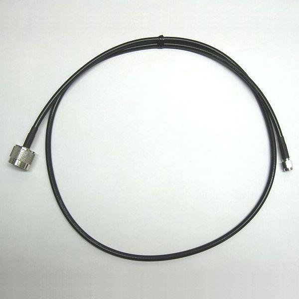 NPコネクターとSMAPコネクターの同軸ケーブルです。無線機器の接続、中継、延長用の同軸ケーブルです。・定格インピーダンス　50Ω・ケーブル太さ　　　　約5mm（RG-58AU）・ケーブル長さ　　　　約1m