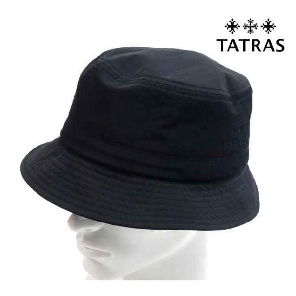 品番：MTAT25S2075-Uモデル：BASTIA バスティアサイズ：Freeカラー：blackTATRAS(タトラス) BASTIA (バスティア)になります。製品染めのような風合いが特徴のバケットハット。高密度のナイロン素材を使用して...
