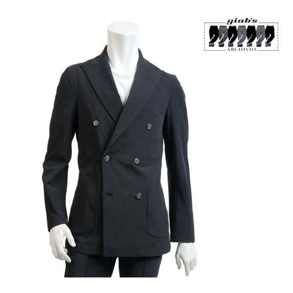 モデル：PALAGIO/A3710 SHAKA NUMEサイズ：42 44 46 48 50カラー：90black生産国：イタリアgiabsarchivio(ジャブスアルキヴィオ)の「PALAGIO」になります。同素材のパンツ、ジャケットと...