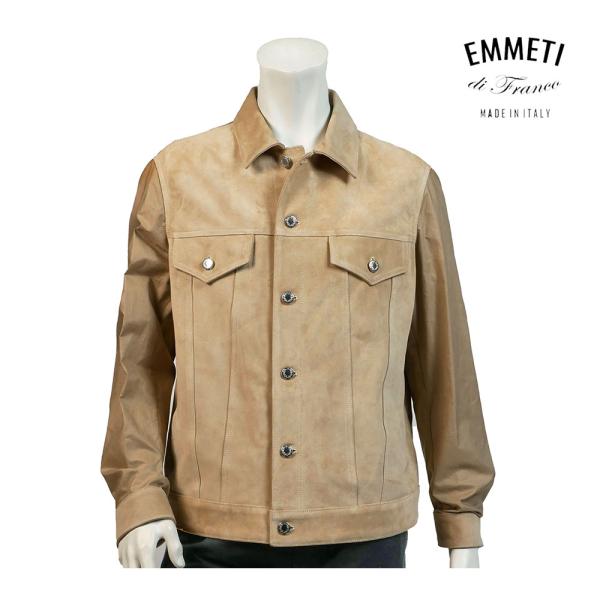 モデル：QUARK SP CALF SKIN SUEDE/SP カーフスキン スウェードサイズ：46 48 50カラー：sabbia生産国：イタリアEMMETIの中でも不動の人気モデル「quark」のになります。柔らかく、耐久性のあるカーフ...