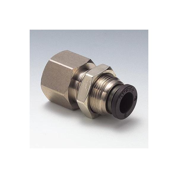 【特徴】●チューブの接続・切り離しがワンタッチで簡単にできます。●継手にはパッキンおよびOリングを内装しております。【仕様】●流体:空気(その他の気体または液体は適応外)●最高使用圧力:0.9MPa(9.18kgf/cm2)●負圧:-100...