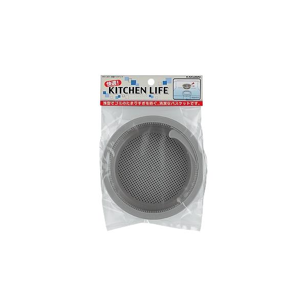 品名：浅型バスケット品番：451-201箱/梱：5 / 100パッケージ：W145×H200×D50 ミリ材質：PP説明文：●浅型の流し台トラップ用表記：ネオパック