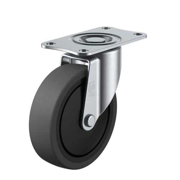 ●旋回部(自在のみ)、車輪回転部にラジアルベアリングを採用し、スムーズな回転とともに、高い静粛性を実現。●オフィス、病院など静かな環境向け。●手押し台車や平台車などに。●自在と固定の二種類がございます。【材質】本体・取付部 スチール車輪 エ...