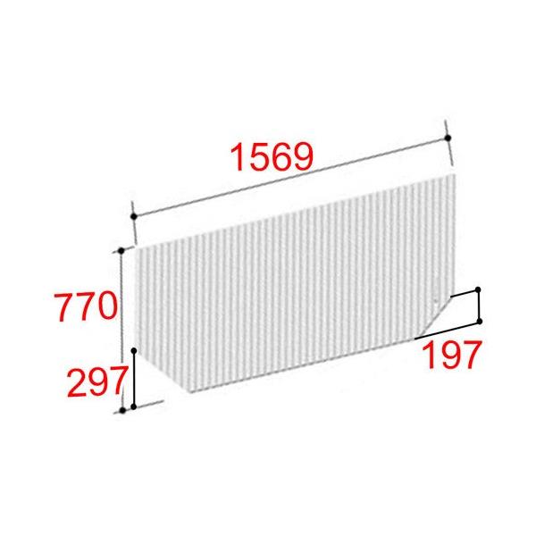 アライズ・リノビオ Vシリーズ・Pシリーズ・BPRシリーズ1600ロング浴槽用浴槽デッキ水栓あり仕又は内蔵型プッシュワンウェイ排水栓仕様&amp;gt;参考図面はこちら