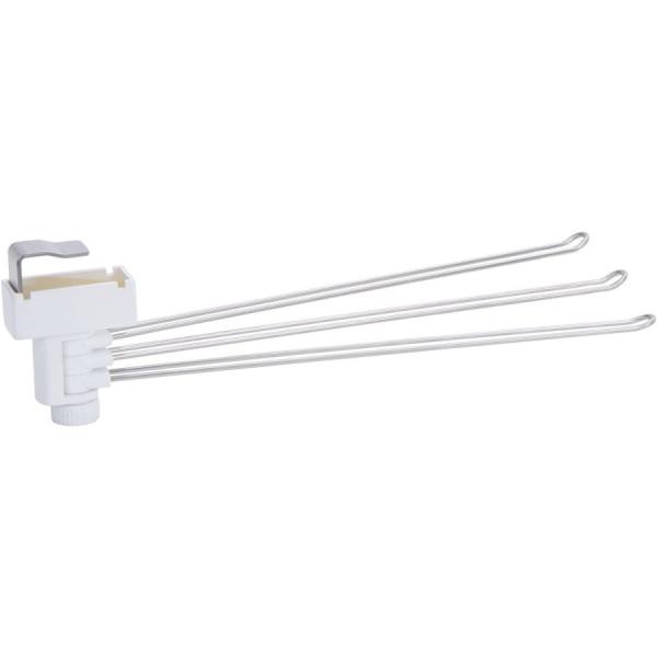 ●布巾を最大3枚まで掛けられます。●吊戸棚の底板をはさんでネジをしめるだけ。●キズをつけにくい構造でしっかり簡単取付。●暑さ1.5〜2.5cmの底板に取り付けできます。●耐荷重は、1本あたり約100g●使用しない時は、ハンガー3本をまとめて...