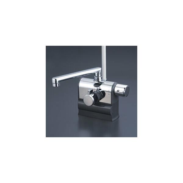 価格.com - KVK デッキ形サーモスタット式シャワー 右ハンドル仕様 (300mmパイプ付) KF3008RR3 (水栓金具) 価格比較