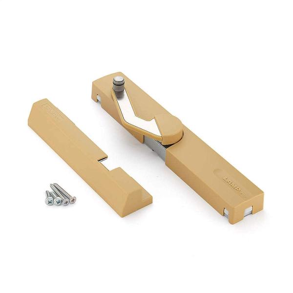 ●既存のドアに後付けが可能な、屋内開き戸用ドアダンパーです。●取付位置のあわせが簡単で、施工性に優れています。●ダンパー・引き込み機能の作動範囲が約15°と広く、従来の製品と比べ、早い位置からゆっくりと閉まり始めます。このため、丁番への負担...