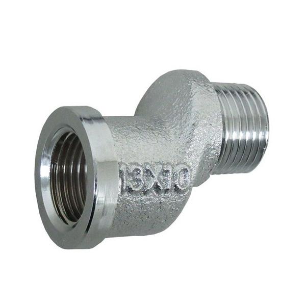 配管位置と器具、水栓等取付位置の調整に使用します。青銅製です。芯々は5mm〜25mm(5mm間隔)で有ります。クロームメッキ仕上げなので意匠性にも優れておりFVの給水管の配管位置の調整にも最適です。《ご注意》曲げ応力のかかる配管は応力割れの...