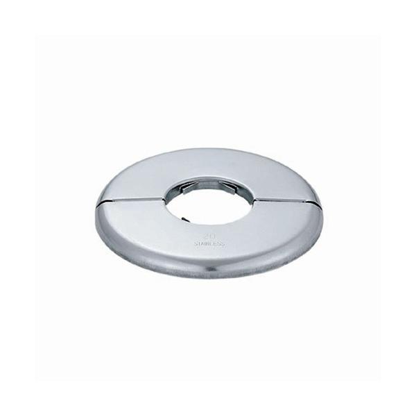 ステンレス製で錆びにくいシーリングプレートです。配管後でも取付できる化粧座金です。《ご注意》寸法をお確かめの上ご使用ください。●材質:SUS430