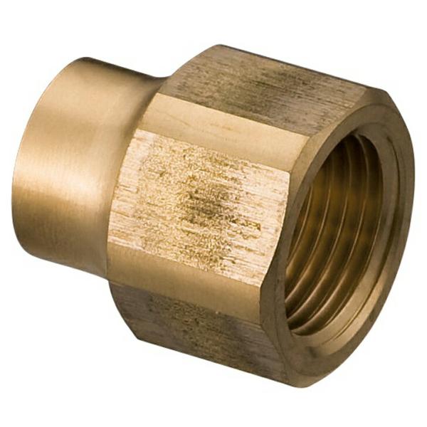 ・テーパめねじ（Rc）・銅管ロウ付用継手 商品詳細 ●材質・青銅●仕様・最高許容圧力　1.75MPa・使用温度範囲　-20℃〜120℃・使用流体　冷温水、不凍液、油、エアー●サイズ・ねじサイズ：Rc1/2・Φd：15.88mm・L：29mm...