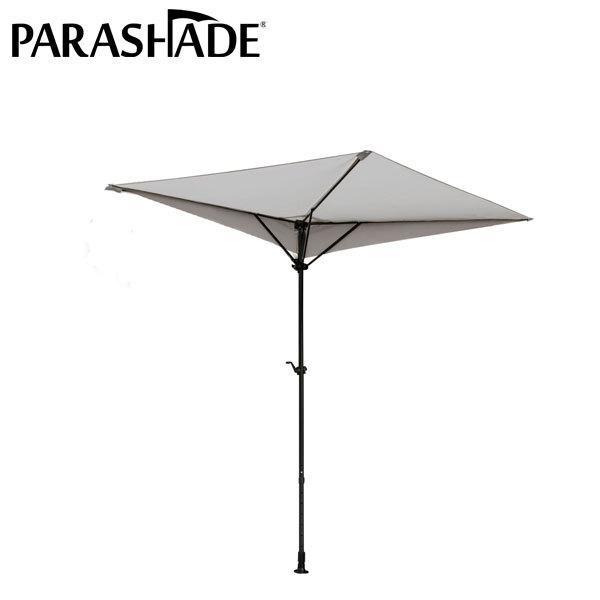 商品の特徴パラシェード ハーフ (半円型) PDQT2-GY グレー突っ張り棒1本で簡単設置突っ張り式なので簡単設置日かげスペース広々の半円型オーニング製品仕様●紫外線遮蔽率：99.5%●設置可能高さ：200〜310cm●本体サイズ：　約(...