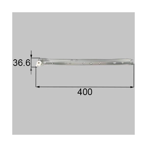 ＩＤ受けレール４００Ｌ [QRD556L]x1個。※本商品は交換手順書のご用意はございません。色：シルバー
