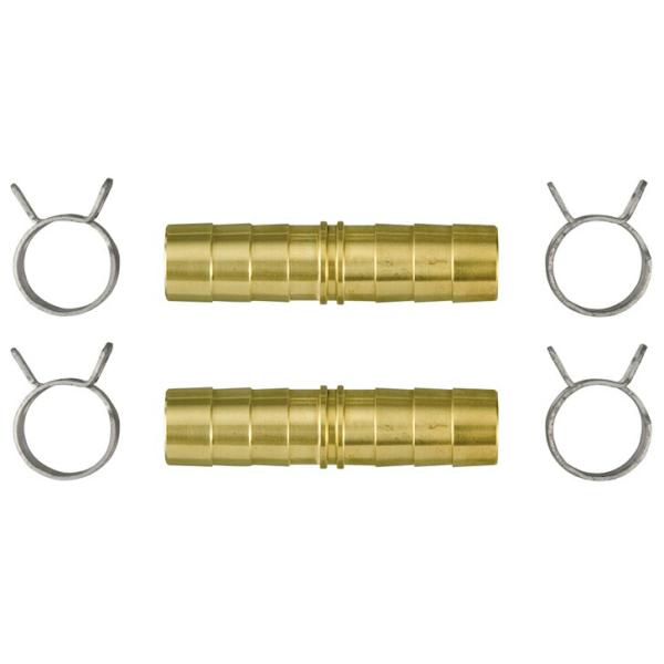 ・追焚き用架橋ポリエチレンペア管「カポリツインW」のタケノコ継手です。・パイプの延長に使用します。・1セット2個入り。・ホースバンド付。 商品詳細 ●材質・黄銅●サイズ・適用管サイズ：「カポリツインW」10A●注意事項・商品・施工例の写真は...