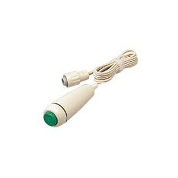 アイホン UBR-8N UBX・FAGUS呼出握りボタン材質：抗菌自己消火性ABS樹脂形状：大形ボタン色 本体：ホワイト(モダンホワイト)、呼出ボタン：グリーン質量(g) 90 備考 抗菌仕様 コード長さ(m) 1.5 プラグ形状：ねじ込み...