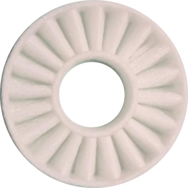 【サイズ】直径φ82mm 厚み25mm【材質】ポリエステル、ポリオレフィン、アクリル【色】白【注意】別途、VB-YA100FW1-TS（フィルター枠）が必要です。※水洗い不可【参考同等品番】VB-YA100PMパナソニックエコシステムズベン...