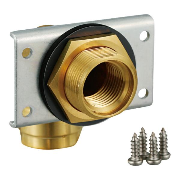 ・架橋ポリエチレン管はワンタッチ接続。・流路径が広く、流量が確保しやすい外径シール構造を採用。・ユニットバスの壁裏にプレートを固定して継手を取付けます。・プレートが水栓着脱時の供回りを防止します。 商品詳細 ●材質・黄銅●仕様・最高許容圧力...