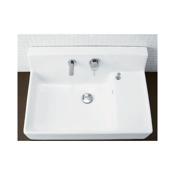 ※商品画像はイメージ画像です。品番をご確認の上ご注文ください。サティス洗面器 YL-A537タイプ（水栓金具組立済）洗面器寸法：650×450×270　容量：7.0L　洗面器カラー：BW1、BN8水栓金具：シングルレバー混合水栓（整流式）エ...