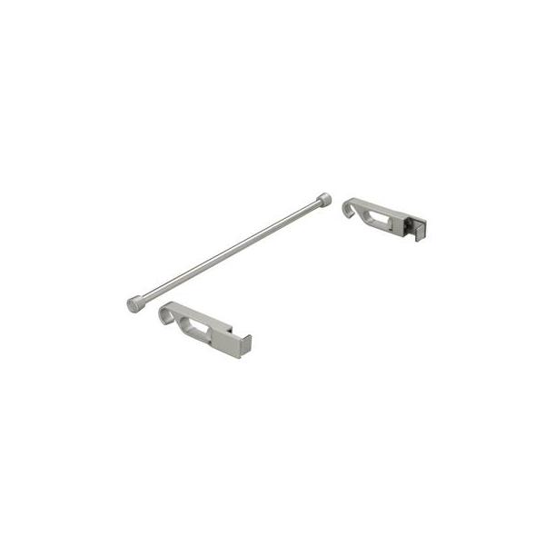 シリーズ ： CENTRO、STEDIA、サイズ:W29.6×D2.0×H10.0cm[補足説明]レードルやキッチンペーパーを掛けるのに便利なパーツです。バー（左右端部キャップ付）+バー取手部品（左右各1個ずつ同梱）