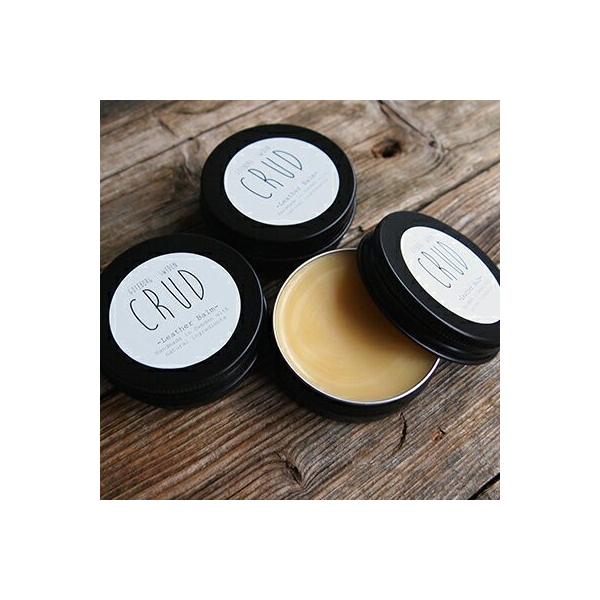 CRUD leather wax  クルード レザーワックスクロスにワックスを付けて少しずつ塗り込んでください。塗布する量によっては革表面の色合いがわずかに暗くなる場合があります。■内容：レザーワックス×1■素材：蜜蝋および天然成分含有■内...