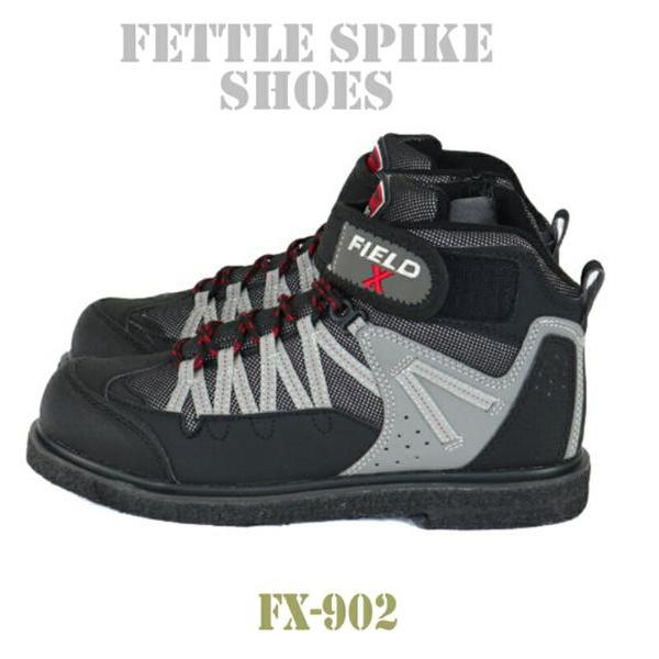 商品仕様■型番：FX-902軽量設計のアッパー素材使用。疲労感を軽減する衝撃吸収カップインソール搭載。取り外しもでき衛生的足首に伸縮性のあるマジックベルト付。しっかりホールドでき、足元の安定感アップ。脱ぎ履きしやすい内側ファスナー付。ハイカ...