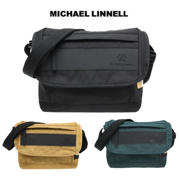 MICHAEL LINNELL マイケルリンネル ミニメッセンジャーバッグ ショルダーバッグYELLOWLABELが印象的なdaypackアウトドアでも使用されている高い撥水性を持つ生地を使用し、ブラックのリフレクターは夜間はしっかり光を反...