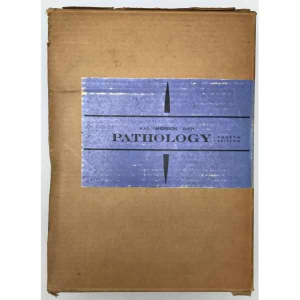 ・書名：Pathology. 4th ed ・ISBN： ・著者：W.A.D. Anderson ・出版元：丸善 ・刊行年：1963/02/20 ・解説：英語　見返しに書き込みあり