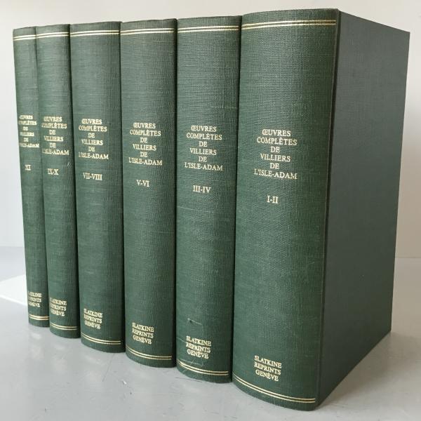 書名：?uvres compl?tes de Villiers de L'Isle-Adam Originally published: Paris : Mercure de France, 1922-19316冊揃え著者：出版元：Gen?...