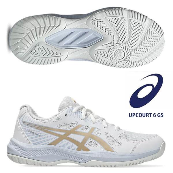 UPCOURT 6 GSジュニア向けに設計されており、大型メッシュウィンドウを採用することで、通気性と軽量性を追求しております。 正しいステップワークを身に着けるべく、中足部の補強を強化することで横方向への安定性を実現し、急な動きやストップ...