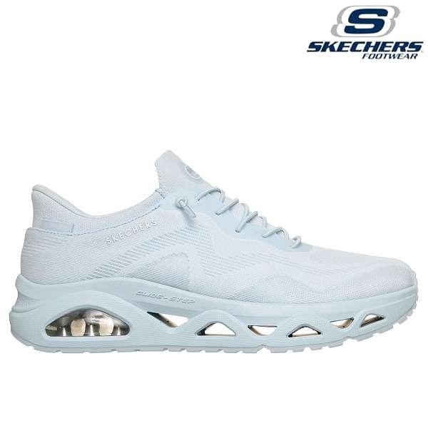 独自のHeel Pillow(TM)(ヒールピロー)を採用したメッシュアッパーのファッションスニーカー。バンジーレース、Skechers Air-Cooled Memory Foam(TM)(スケッチャーズ エアクールドメモリーフォーム)イ...