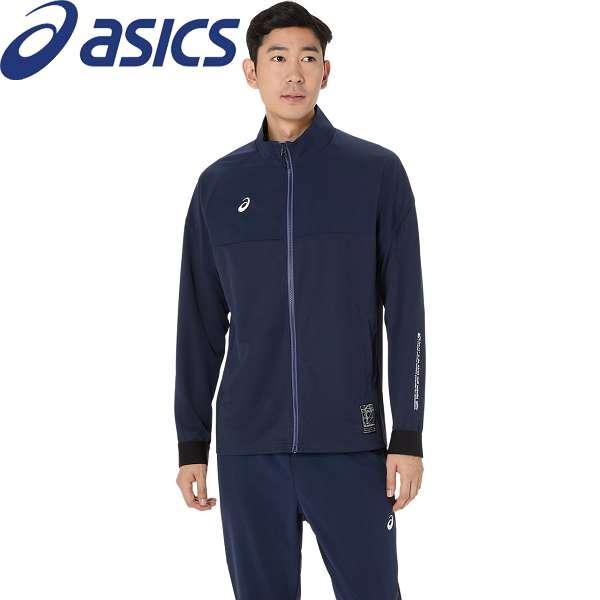 ■商品説明・吸汗速乾性を追求したポリエステルニット素材を採用・はっ水加工を施した2WAYストレッチウーブン素材をボディパネルに使用・アシックススパイラルのセンテンスグラフィックを左袖に採用■素材本体ポリエステル100%、切替部分ポリエステル...