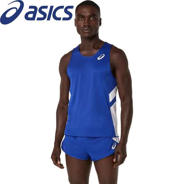 ■商品説明陸上競技選手・チーム向けユニフォームです。吸汗速乾性に優れた素材を使用し、ソフトでなめらかな風合いと素早い汗処理機能で、ドライ感を提供します。■素材■カラー401：アシックスブルー■サイズアシックスオリジナルサイズ■生産国Chin...
