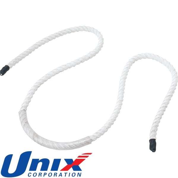 745 ｇの太縄ロープでパワーアップ。極太トレーニングロープ。今までのとびなわの効果に筋力パワーアップ効果をプラスした、画期的なジャンピングトレーナーです。サイズ： 18 ｍｍ径 ( ロープ ) 、 2.5 ｍ ( 全長 )重量： 745 ｇ