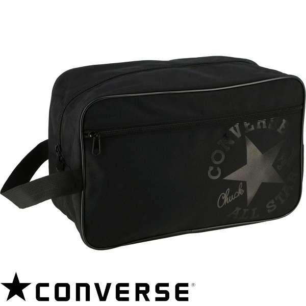 ■商品説明CONVERSEのシューズケース。撥水加工あり。ファスナー付きポケット仕様で小物を分けて収納できます。部活やジム、室内での観戦時など様々なシーンでご使用いただけます。■素材ポリエステル■カラー1919：ブラック×ブラック■サイズH...