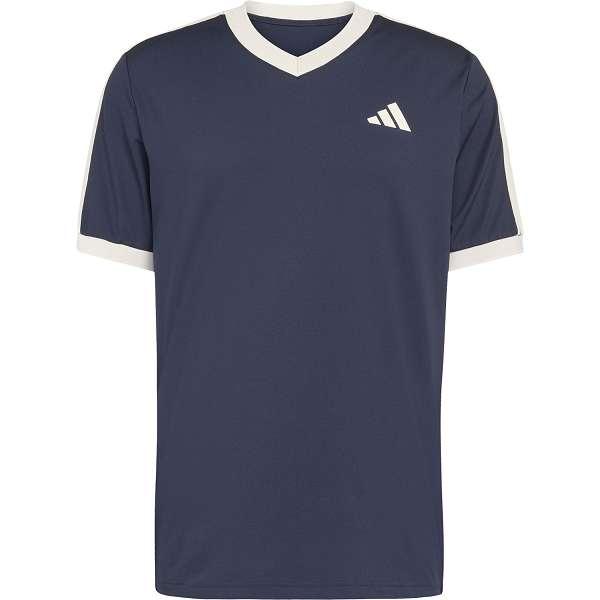 ■商品説明レトロなムードと機能性をあわせ持つテニス クラシックス 半袖Tシャツ。コートの内外でテニスへの情熱を表現したい人に向けてデザインされたTシャツ。伝統的なテニスルックをベースに、モダンな表情に仕上げた一枚。ニットピケ素材を採用し、柔...