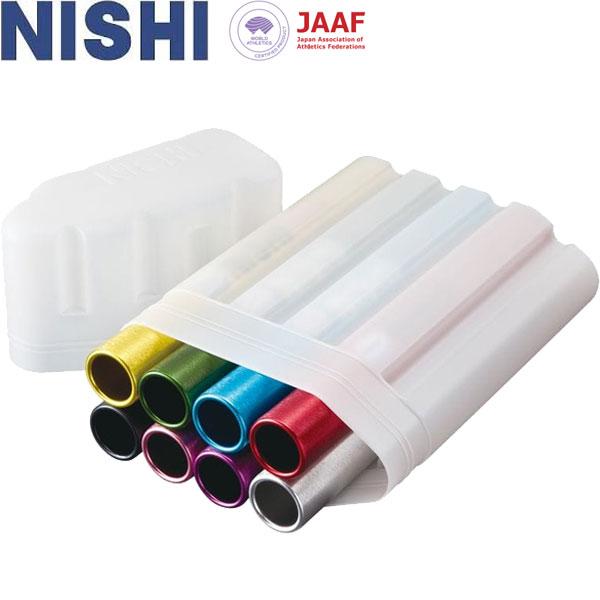 世界陸上競技連盟承認品・日本陸上競技連盟検定品。日本陸上競技連盟公認大会で使用いただけるリレー競技用バトンです。●WA(世界陸連)承認品●JAAF検定品●付属品：ケース(9本収納可能)■素材バトン本体/アルミ合金(カラーアルマイト加工)、ケ...