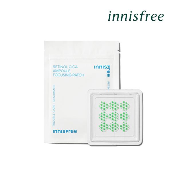 マイクロエッセンスニードルがすこやかな肌へ導く??innisfreeから「イニスフリー レチノール　シカ　フォーカシングパッチ 1シート(9枚)」販売中です！おすすめポイント?・マイクロニードル採用で肌の角質層までしっかりアプローチ・繰り返...