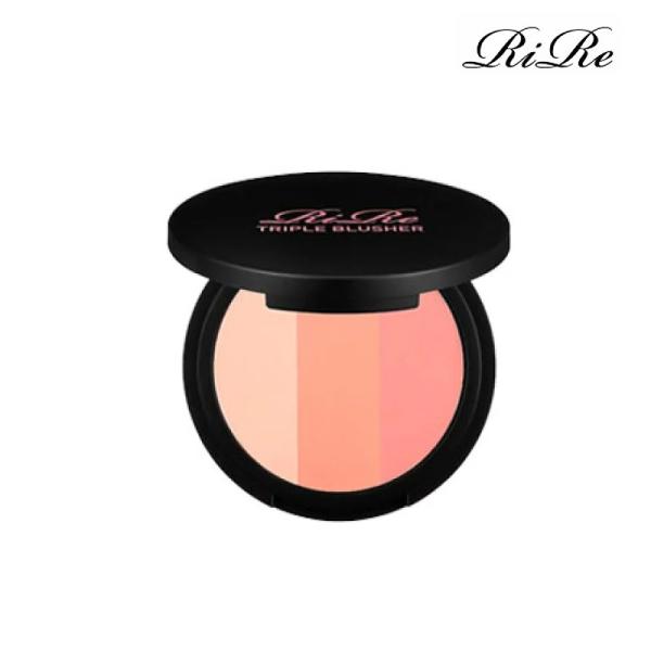 3色のチークが水彩発色で自然に立体感??Rireから「リール トリプル ブラッシャー Triple Blusher 3色」販売中です！商品説明?シルキーなテクスチャーで粉飛びせず、軽くついて、長時間イキイキしたカラーが続きます。ほんのりした...