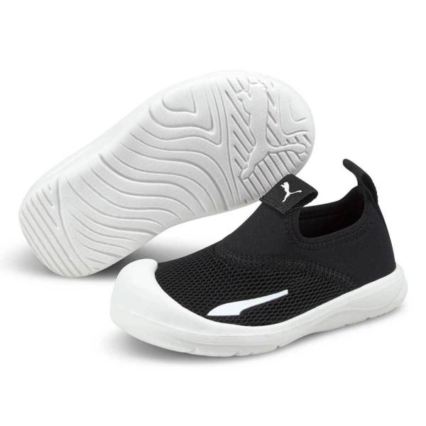 【PUMA JAPAN正規品】■アイテム：PUMA AQUACAT SHIELD INFANT プーマ アクアキャット シールド インファント■カラー：PUMA BLACK/PUMA WHITE■型番：374861-01ベビー キッズ スポ...
