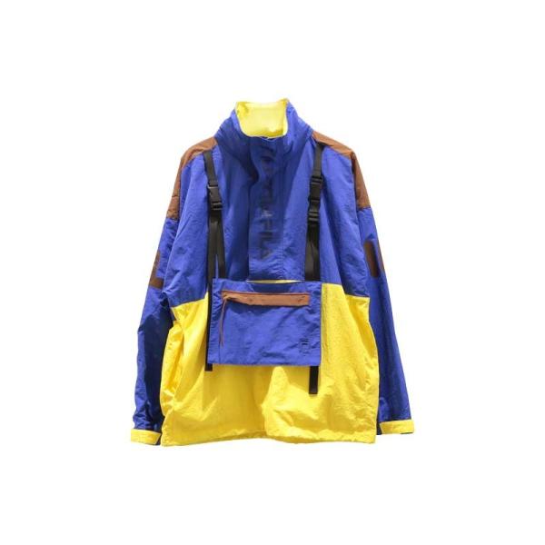 FILA 正規品■アイテム：FILA HALF ZIP JACKET (フィラ ハーフジップ ジャケット)■カラー：BLUE (ブルー)■型番：FM9673-12