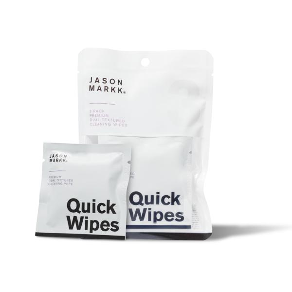 JASON MARKK 正規品■アイテム：JASON MARKK QUICK WIPES - 3 PACK■型番：jm-0455どこにでも持ち運び出来るシートタイプの丈夫なペーパークリーナー。ポケットサイズなので、いつでも使いたい時にすぐ取...