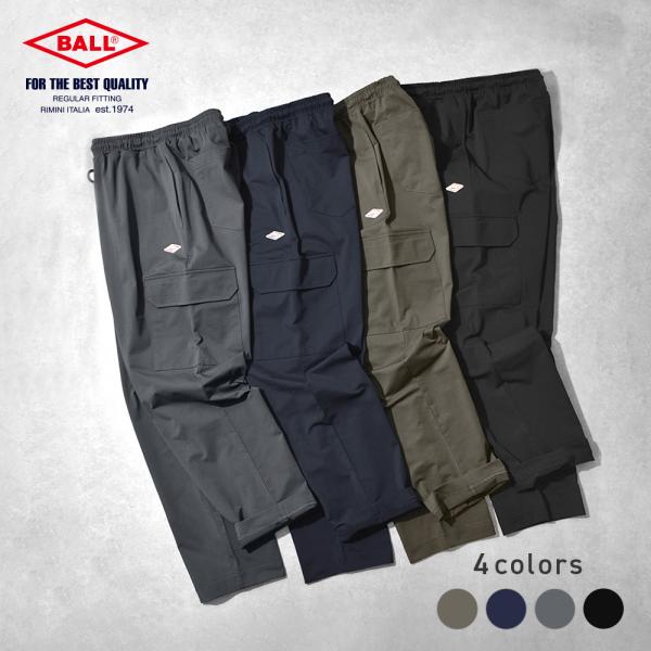 テーパードみたくすっきりとしたシルエットで履けるカーゴパンツ。ストレッチが効いて軽くて動きやすく、お出かけやアウトドアにもおすすめのアイテムです。ウエストはゴム仕様で、内紐で簡単にサイズ調整が可能。イージーパンツのようにラクに着用していただ...