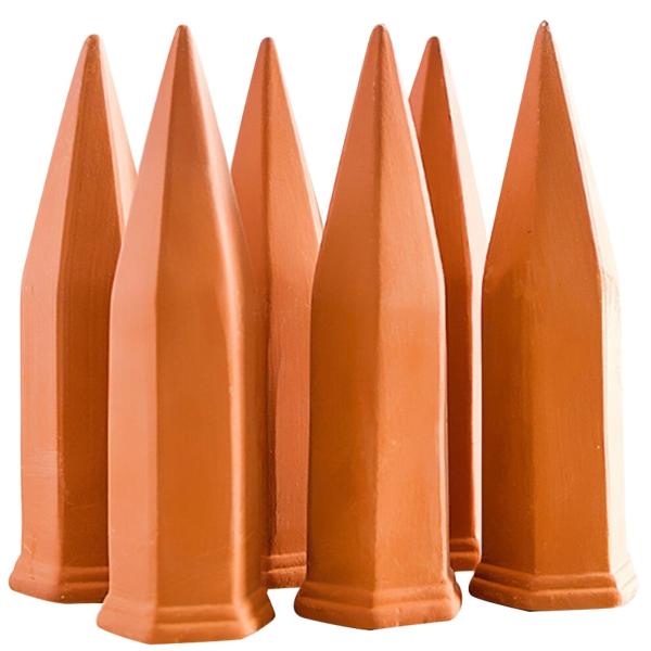 geneX 自動水やり器 6本 プランター 水やり 陶器 景観デザイン 自動給水キャップ 自動給水灌漑 給水ツール ペットボトル 水やり 楽 自動 繰り返し使用 ガーデニング用品 観葉 植物 留守中 (6本）