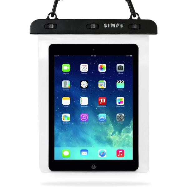防水ケース iPadなどのタブレットに(7-10.2インチまで対応)[最高水準のIPX8防水(世界最大規模SGS検査機関の認証テスト合格)ｘ綺麗な画面はそのまま(撮影もOK)] [SIMPS]