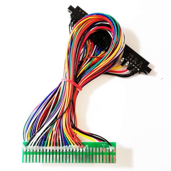 ヒロワールドトレード JAMMA 規格 アーケードゲーム 用 拡張 延長 ハーネス 60cm 麻雀 56ピン 接続 コネクタ 基板 ゲーム用基板