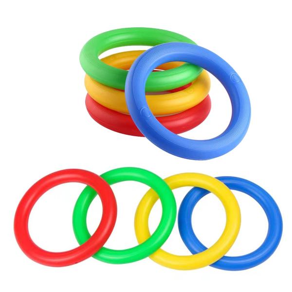 sac taske リレー バトン リングバトン 小学生 運動会 陸上競技 練習用 保育園 幼稚園 軽量 (8個セット)