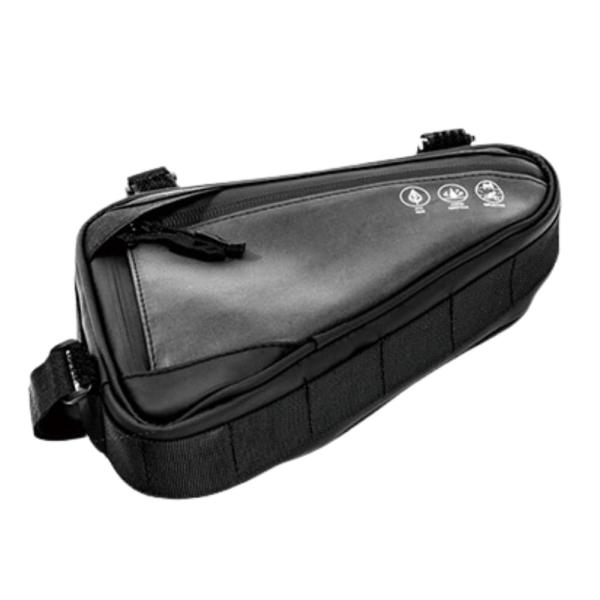 ideamall 自転車 バッグ フレーム ロードバイク トップチューブバッグ 荷物 小物入れ 反射 ブラック