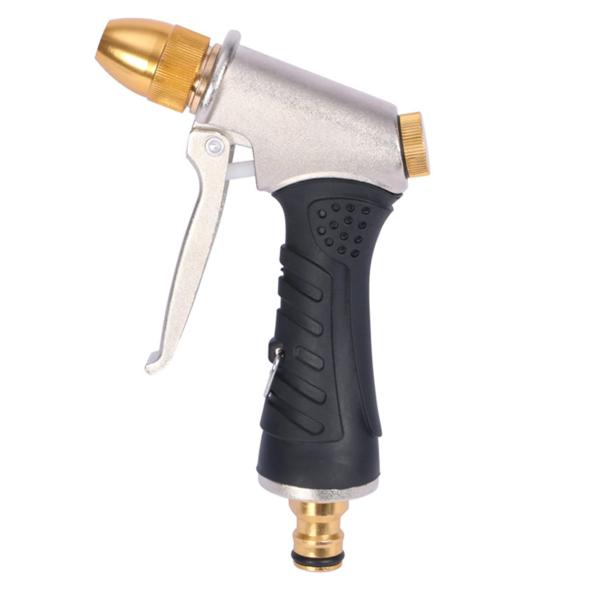 NOELAMOUR 散水ノズル 高圧 洗車 4段階調節 洗車ガン ウォーターガン 高圧洗浄 散水 車 ガーデニング