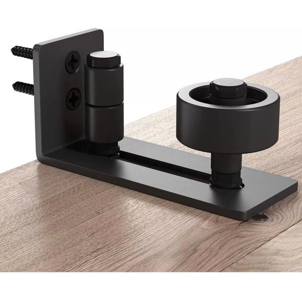 NOELAMOUR 引き戸ガイドローラー スライドドア ガイドローラー 吊り戸 ガイド 調整 (ブラック)